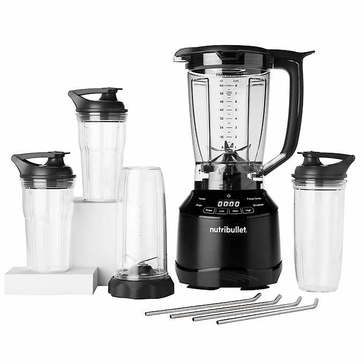 Nutribullet Digital Smart Touch Combo with Single-Serve Cups 1500 Watt Large Capacity Blender