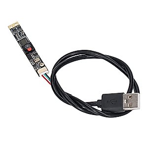 Oumefar HD Camera Module, USB Camera Module Stable Performance 68 Degree View Angle with Digital Microphone for Advertising Machine Computercomponent