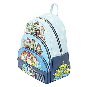 Loungefly Pixar Toy Story Movie Collab Triple Pocket Mini Backpack