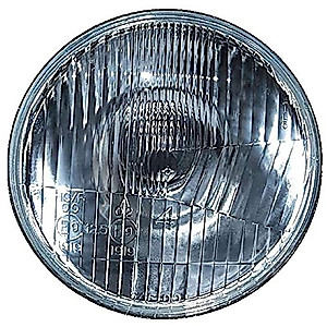 Octane Lighting 5-3/4" Motorcycle 6V Semi Sealed Headlight Headlamp Halogen H4 Light Bulb 6 Volt