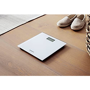 OMRON Digital Scale with Bluetooth Connectivity (SC -150), 330-lb Weight Capacity, with Free Smartphone App, Light Grey