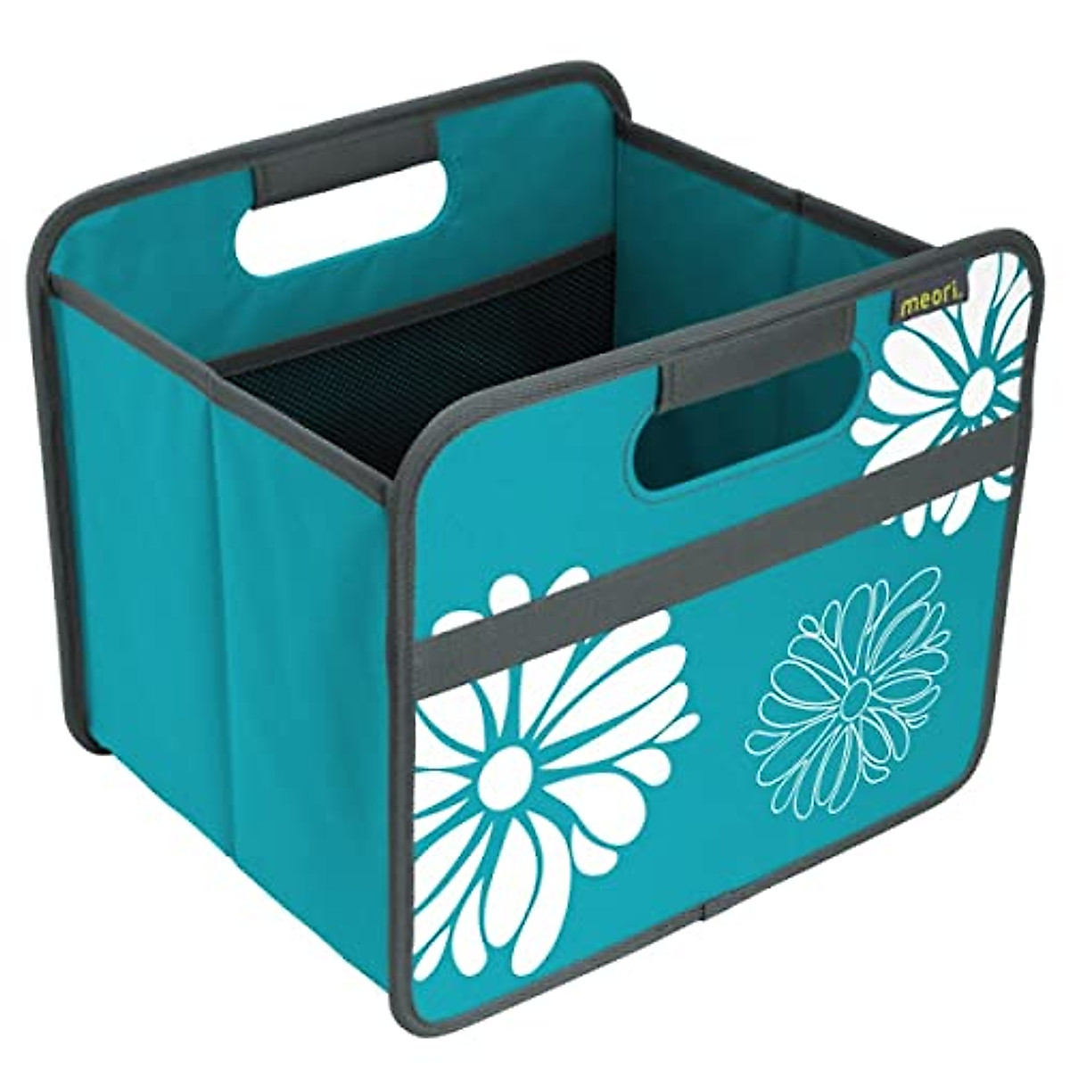 meori Small Collapsible Storage Bin, Fabric Storage Cube, with Dual Handles for Shelves, Small Storage Containers for Organizing