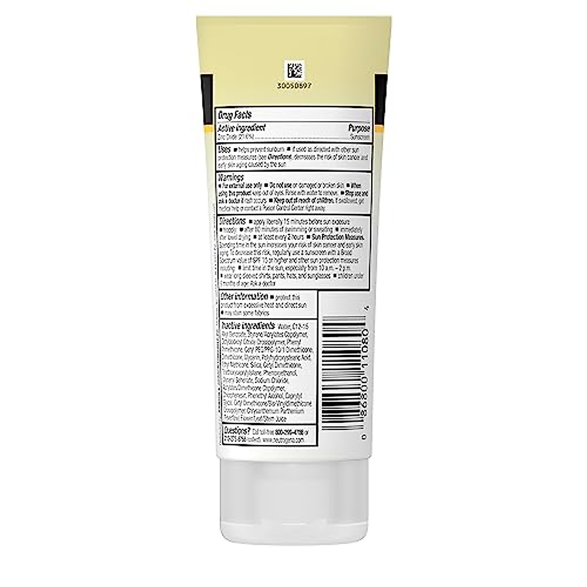 Neutrogena Sheer Zinc Oxide Dry-Touch Sunscreen Lotion with Broad Spectrum SPF 50 UVA/UVB Protection, Water-Resistant, Hypoallergenic & Non-Greasy Mineral Sunscreen, Paraben-Free, 3 fl. oz