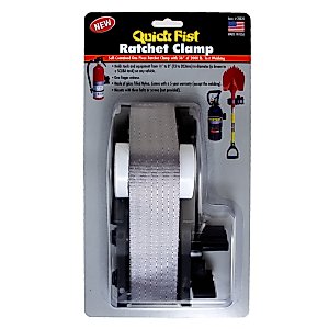 Quick Fist 70070 Ratchet Clamp For Mounting Tools & Equipment, 1/2" to 8" in Diameter