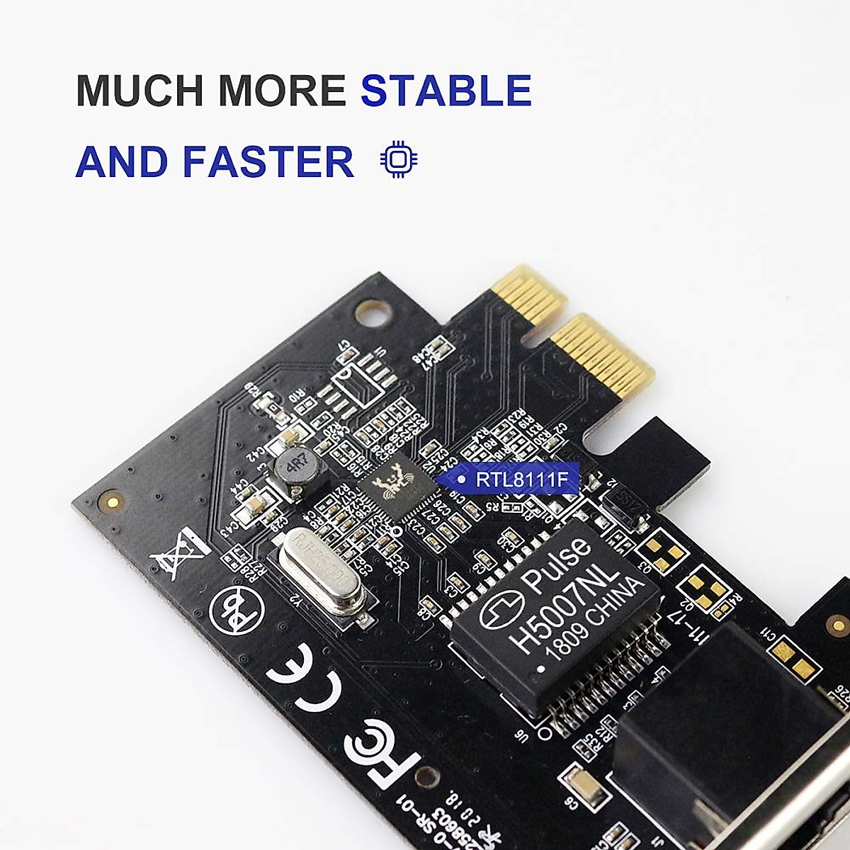 EDUP Gigabit Ethernet PCI Express PCI-E Network Card 10/100/1000Mbps RJ45 LAN Adapter Converter for Desktop PC, Model Number: EDUP-EP-9602