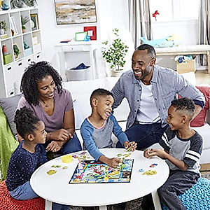 Monopoly Junior Super Mario Edition Board Game, Fun Kids' Ages 5 and Up, Explore The Mushroom Kingdom as Mario, Peach, Yoshi, or Luigi (Amazon Exclusive)