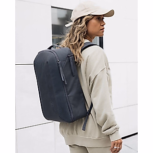 Db Journey Freya Backpack - Durable Travel Backpack for Women with Laptop Compartment for Work & Gym, Luggage Backpack with Roller Bag Hook-Up System, 22L - Black Out