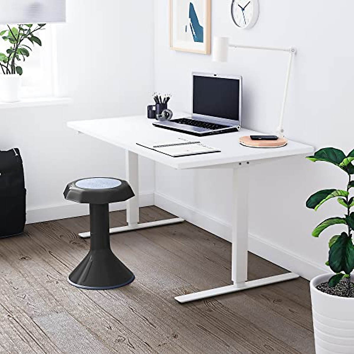 ECR4Kids ACE Active Core Engagement Wobble Stool, 18-Inch Seat Height, Flexible Seating, Black