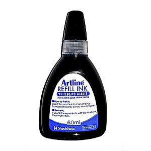 Artline Refill Ink (ESK-50A, BLACK) for Artline 5109A Big Nib Markers, Plus 500A, 509A, 550A, and 5100A Whiteboard Markers