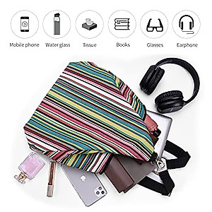 Black Butterfly Premium Backpack for Women,Bohemia Style Daypack,Fashion,Light and Small (27-Multicolor)