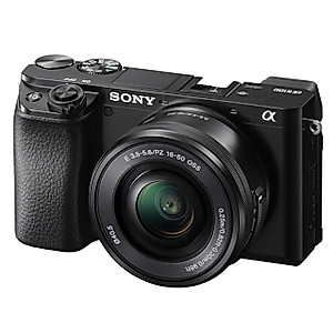 Sony a6100 Mirrorless Camera with 16-50mm + 55-210mm Lenses, 128GB Extreem Speed Memory,.43 Wide Angle & 2X Lenses, Case,Tripod, Filters, Spare Battery & Charger,Editing Software Kit -Deluxe Bundle