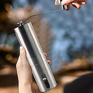 Manual Coffee Grinder, Manual Coffee Grinder with Ceramic Core, 250g Tailor Manual Coffee Grinder with Detachable Design, Detachable Hand Crank Coffee Grinder, with Ceramic Burr for Coffee Beans