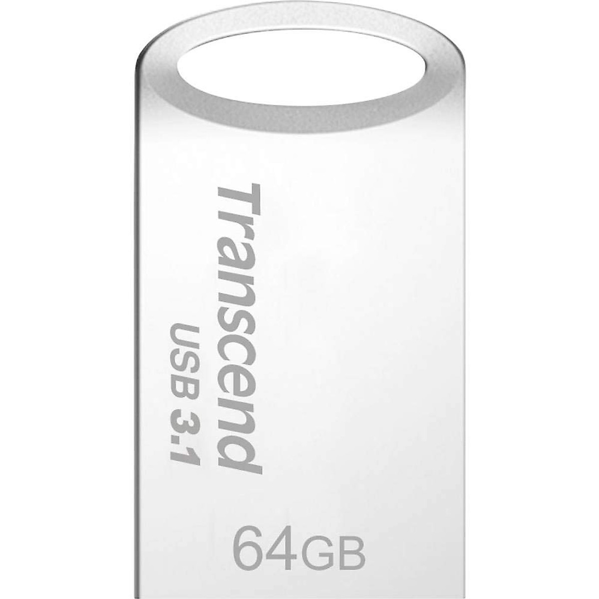 Transcend 64GB JetFlash 710 USB 3.1/3.0 Flash Drive (TS64GJF710S), Silver