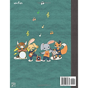 Blank Sheet Music Notebook for Kids | Wide Staff Msic paper for Kids: Music large Staves Paper for kids and Beginners