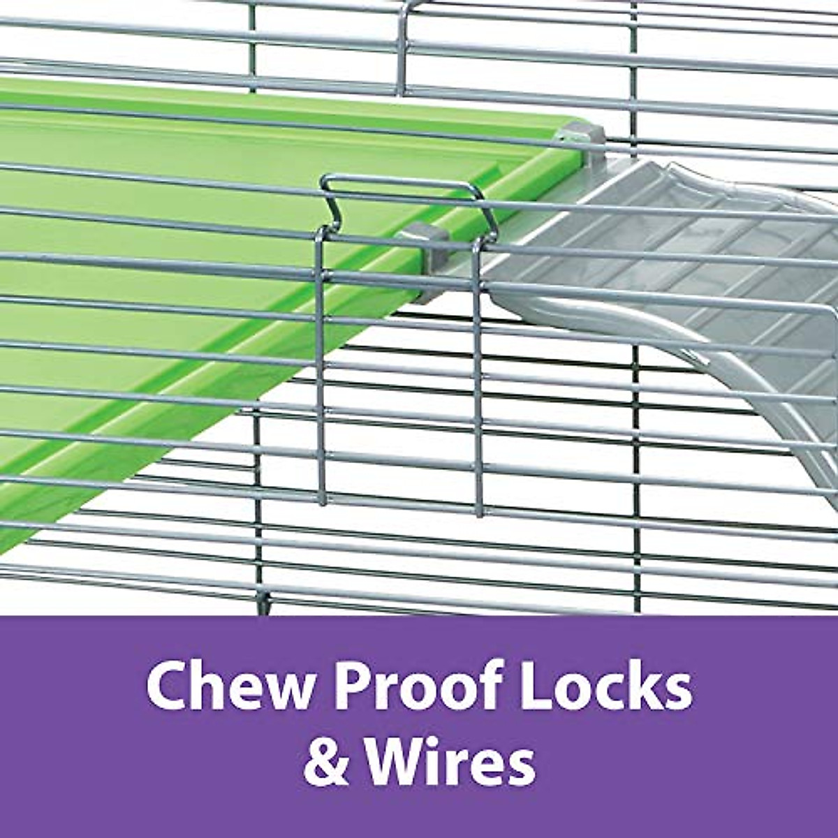 Kaytee My First Home Multi-Level Exotics Habitat for Pet Chinchillas, Rats, Degus, Sugar Gliders and Other Exotic Small Animals