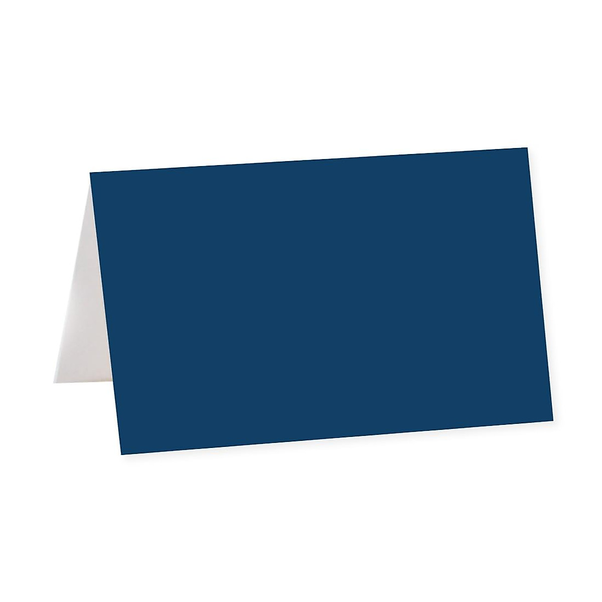 Andaz Press Table Tent Printable Place Cards, Navy Blue 20-Pack, Seat Placement Cards Blank Place Cards For Table Settings Name Cards for Baby Bridal Wedding Shower, School Graduation Food Cards