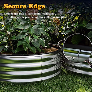 ZFHgarden Raised Garden Bed, 4x2x1ft Raised Beds for Gardening Outdoor for Vegetables Flowers Ground Planter Box，Galvanized Raised Garden Beds