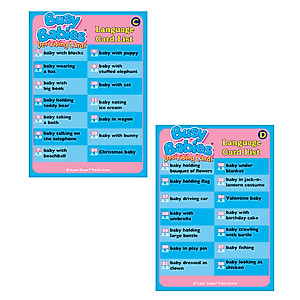Super Duper Publications | Busy Babies Describing Fun Deck Flash Cards | Educational Learning Resource for Children