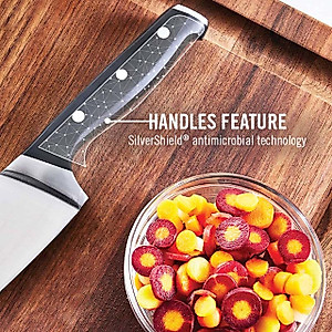 Calphalon Kitchen Knife Set with Self-Sharpening Block