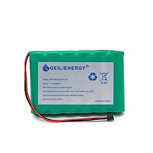 GEILIENERGY 6PH-H-4/3A3600-S-D22 7.2v 3600mAh Ni-MH Battery Compatible with DSC IMPASSA 9057 Battery Wireless Security System