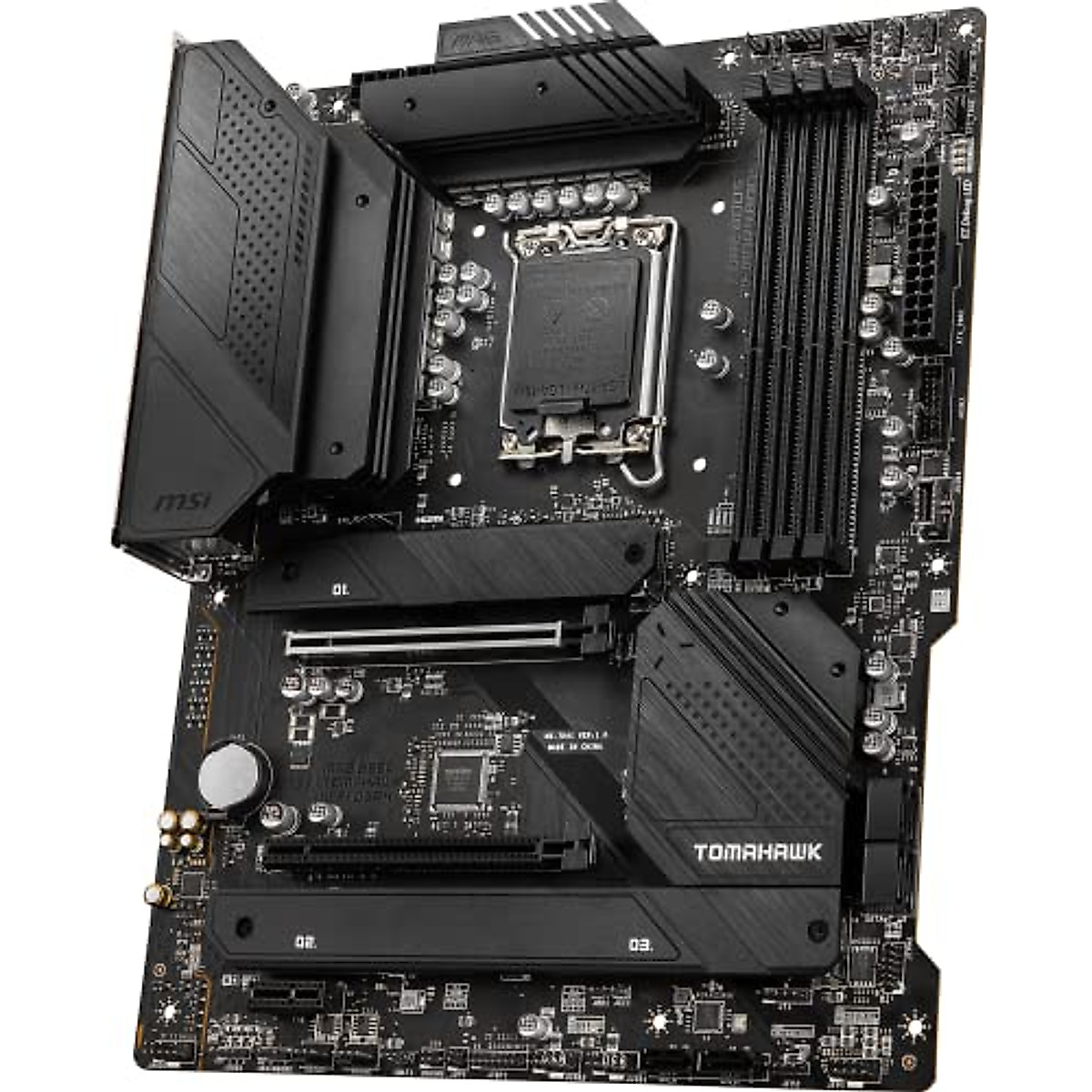 MSI MAG B660 Tomahawk WiFi DDR4 Gaming Motherboard (ATX, 12th Gen Intel Core, LGA 1700 Socket, DDR4, PCIe 4, 2.5G LAN, M.2 Slots, Wi-Fi 6)