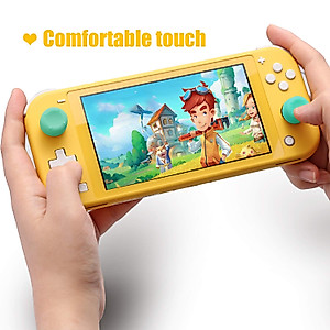 Switch Lite Thumb Grips, Different Sizes Joystick Caps for Nintendo Switch Lite - Turquoise