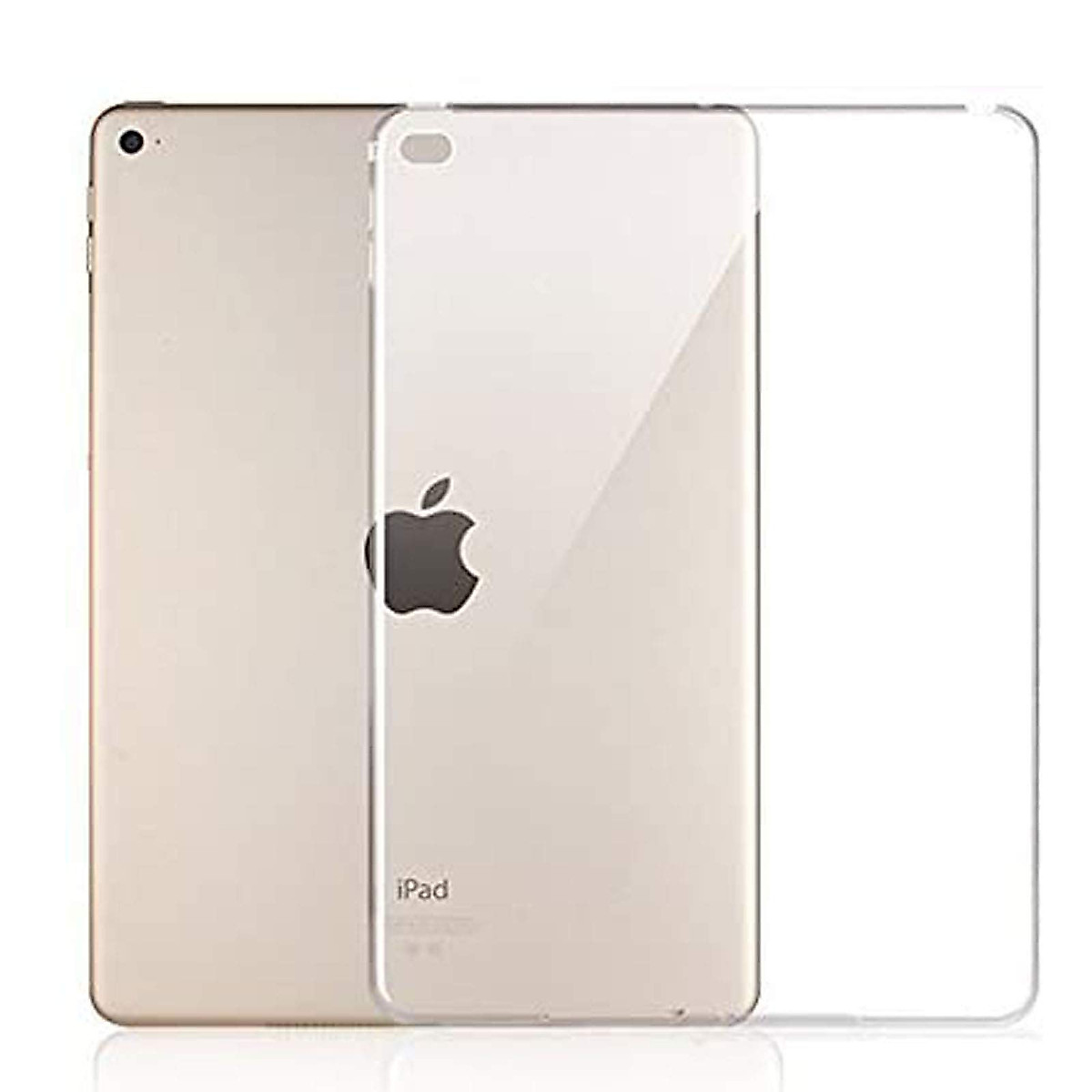 iPad Air II TPU Bumper Case, Ultra-Thin Flexible Silicone Gel Protective Case Cover for 9.7 inch iPad Air 2 - Crystal Clear