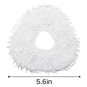 LCHONGMING 24Pcs Reusable Mop Cloth. Compatible for Narwal, T10. Robot Sweeping Accessories and Spare Parts.Mop Cloth