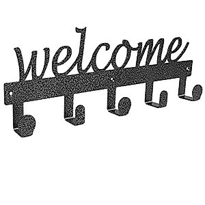 Towel Hooks Bathroom Towel Racks Holder Organizer, Metal Sandblasted Wall Mounted Coat Hooks for Clothing Robes Towels Bathroom Kitchen Entryway