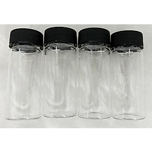 HFBTE Turbidity Meter 4 Sample Bottles (Two Sets) Empty Bottles Tubes 4 Empty 25 * 60mm Glass Sample Bottles for SGZ Series Turbidity Meter Turbidimeter