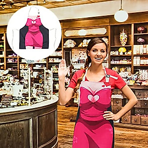 Hemoton Stocking Stuffer Gifts Kitchen Women Funny Adult Bib Apron Party Cooking Apron Funny Kitchen for Cooking BBQ Baking Grilling ( Black ) Grilling Gifts