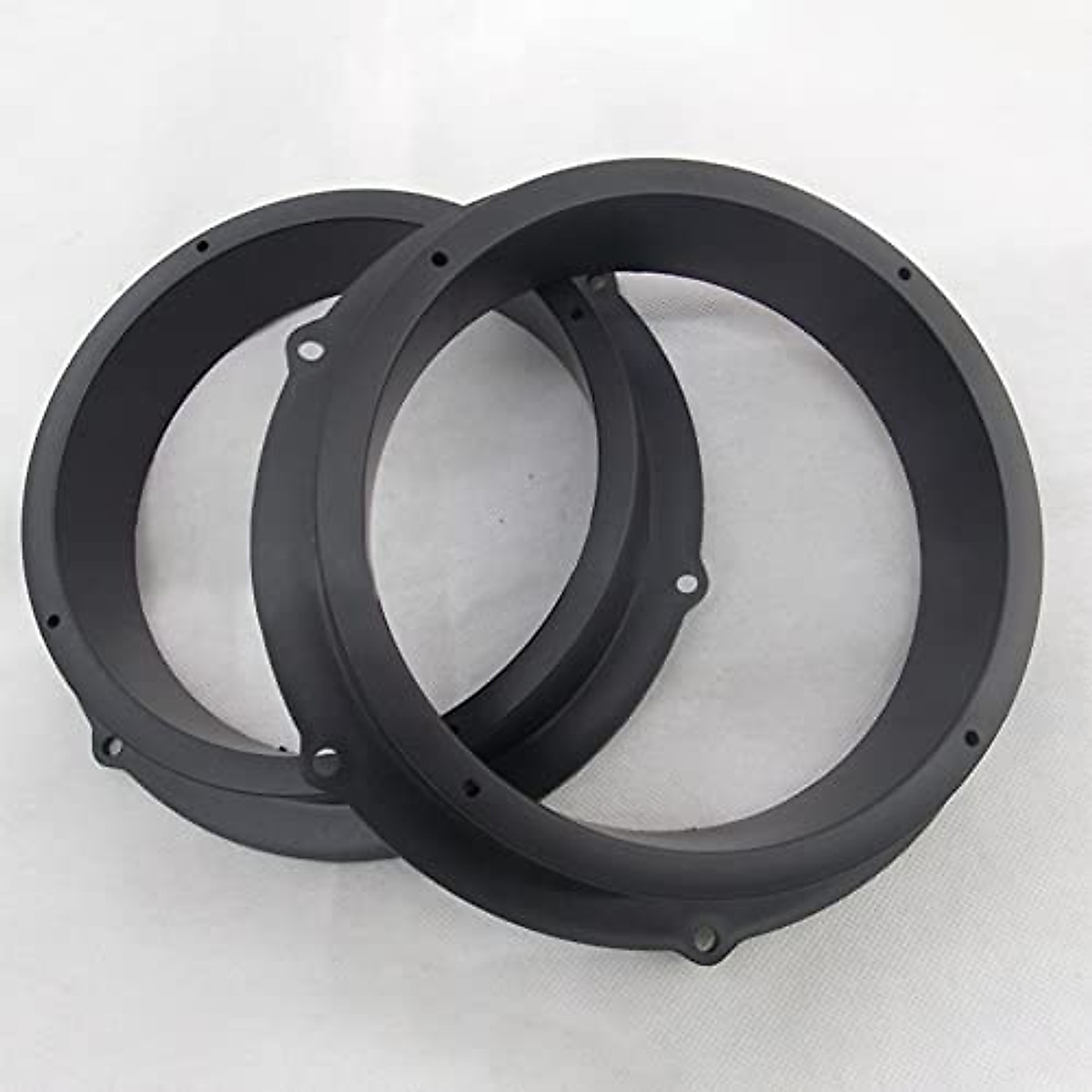 ihreesy Car Speaker Spacer Adapter,6.5 inch Car Stereo Door Speaker Adapter Mounting ABS Car Speaker Spacers Adapter for Car Loudspeakers Fit forPASSATB7, Phaeton&Shak&CC