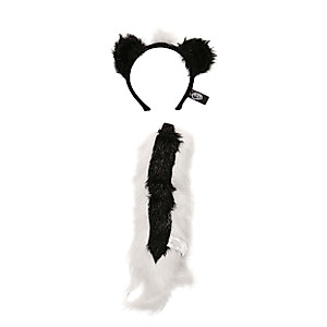 Skunk Ears & Tail Set Standard Black