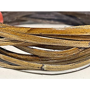 Rattan Flat Furniture Chair Basket Caning Natural Repair Binder Cane, Darken Light Brown