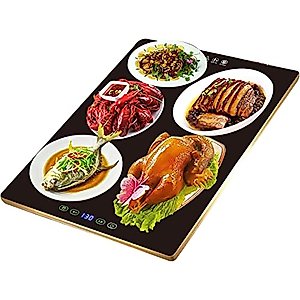 Buffet Warming Tray Hot Plate, Party Chafing Dish, Electric Food Warmer for Kitchen, Dining Room, Restaurant, with Adjustable Temperature Control