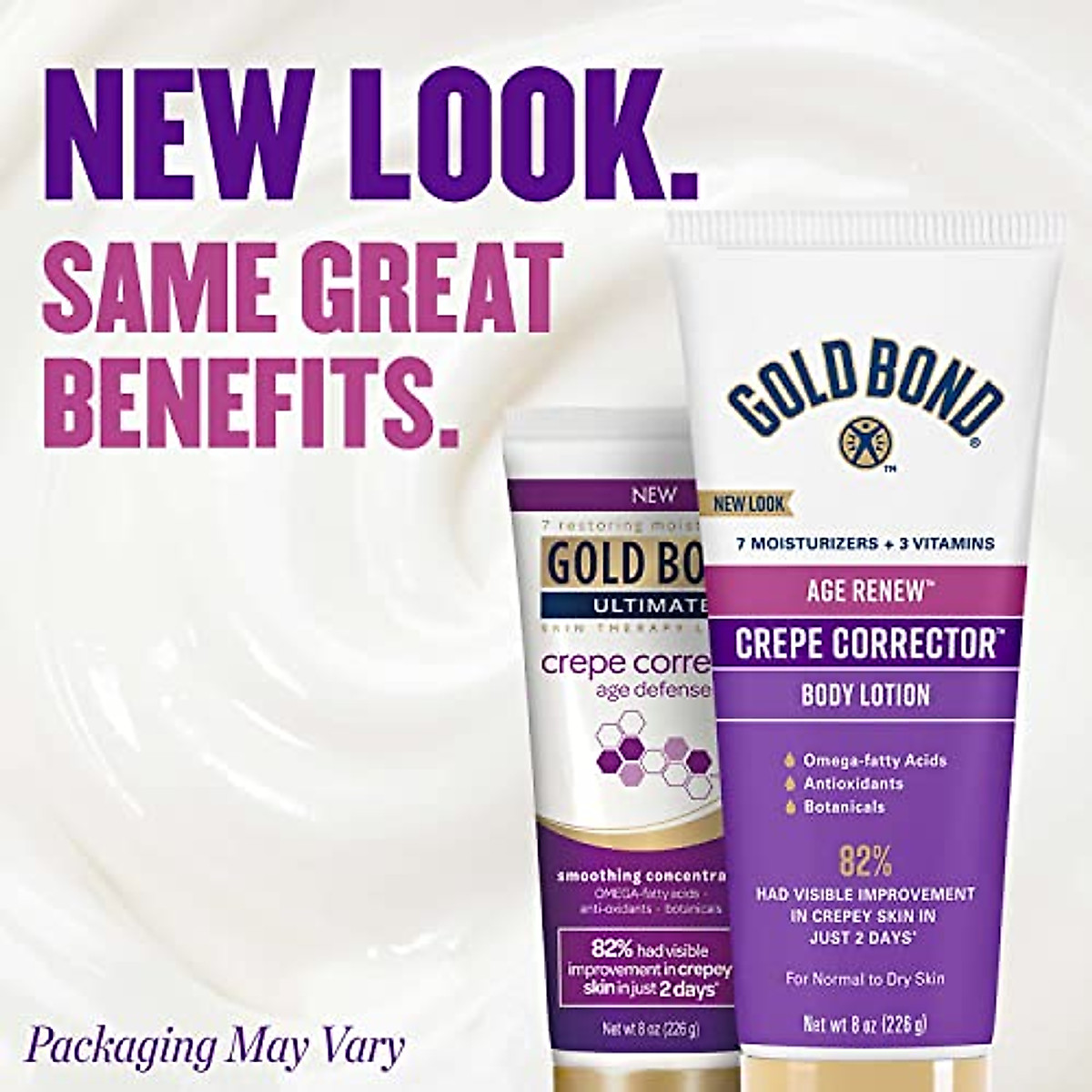 Gold Bond Ultimate Crepe Corrector 8 oz., Age Defense Smoothing Concentrate Skin Therapy Lotion