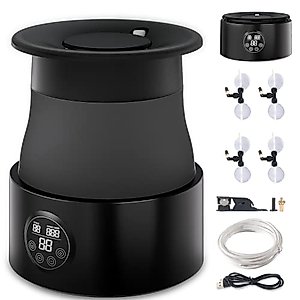 Reptile Humidifiers Mister, 5L Foldable Tank Reptile Misting System,Automatic Mister for Reptiles with Silent Pump & Adjustable Nozzle for Lizard/Snake/Tortoise/Fog/Gecko/Chameleon Terrarium Mister