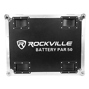 Rockville Charging Road Case for (10) Battery PAR 50 Lights