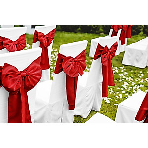 12 Pack Red Satin Table Runner 12 x 72 Inch Long Premium Table Runners for Wedding Party Events Decoration, Birthday Parties, Banquets Decorations, Graduations, Engagements