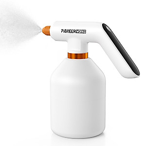 Electric Plant Spray Bottle, Electric Handheld Watering Can with Indicator Light,Adjustable Mist Nozzle & Type-C Charger, for Indoor Outdoor Use, House Cleaning, Gardening,Fertilizing