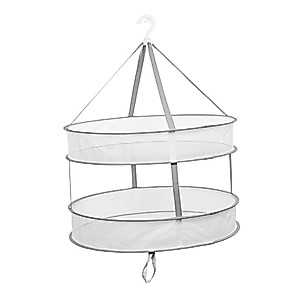 Alipis Double Clothes Basket Dish Drying Rack Large C Fold Towels Mesh Bra Mesh Drying Rack Socks Drying Hanger Clothes Drying Net Underwear Drying Net Socks Drying Mesh Net Grey Mesh
