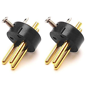 HUMARH XLR 3 Pin Male Plug Connector 2-Pack for Shure SM57 SM58 Series Wired Microphones and Many Others…