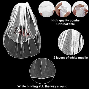 3Pcs Bachelorette Night Set: Bride Sash, Veil, and Tiara for Bridal Celebration