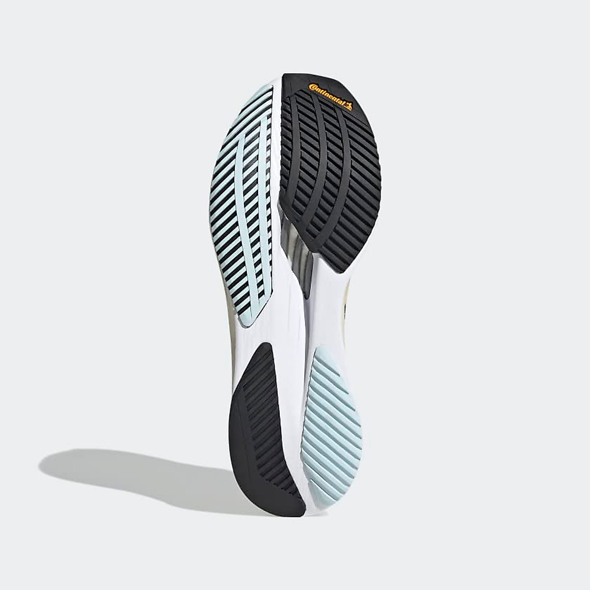 adidas Women's Adizero Boston 11 Sneaker, Ecru Tint/Night Metallic/Beam Yellow, 7