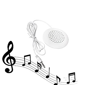 2PCS Pillow Speaker,3.5mm Jack Portable Speaker, Under Pillow Speaker Compatible with Almost All Audio Devices with 3.5 mm Jack Such as MP3, MP4, CD Player, Mobile Phone etc.