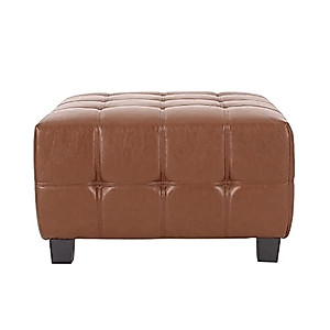 Christopher Knight Home Harlar Sofas, Cognac Brown + Dark Brown