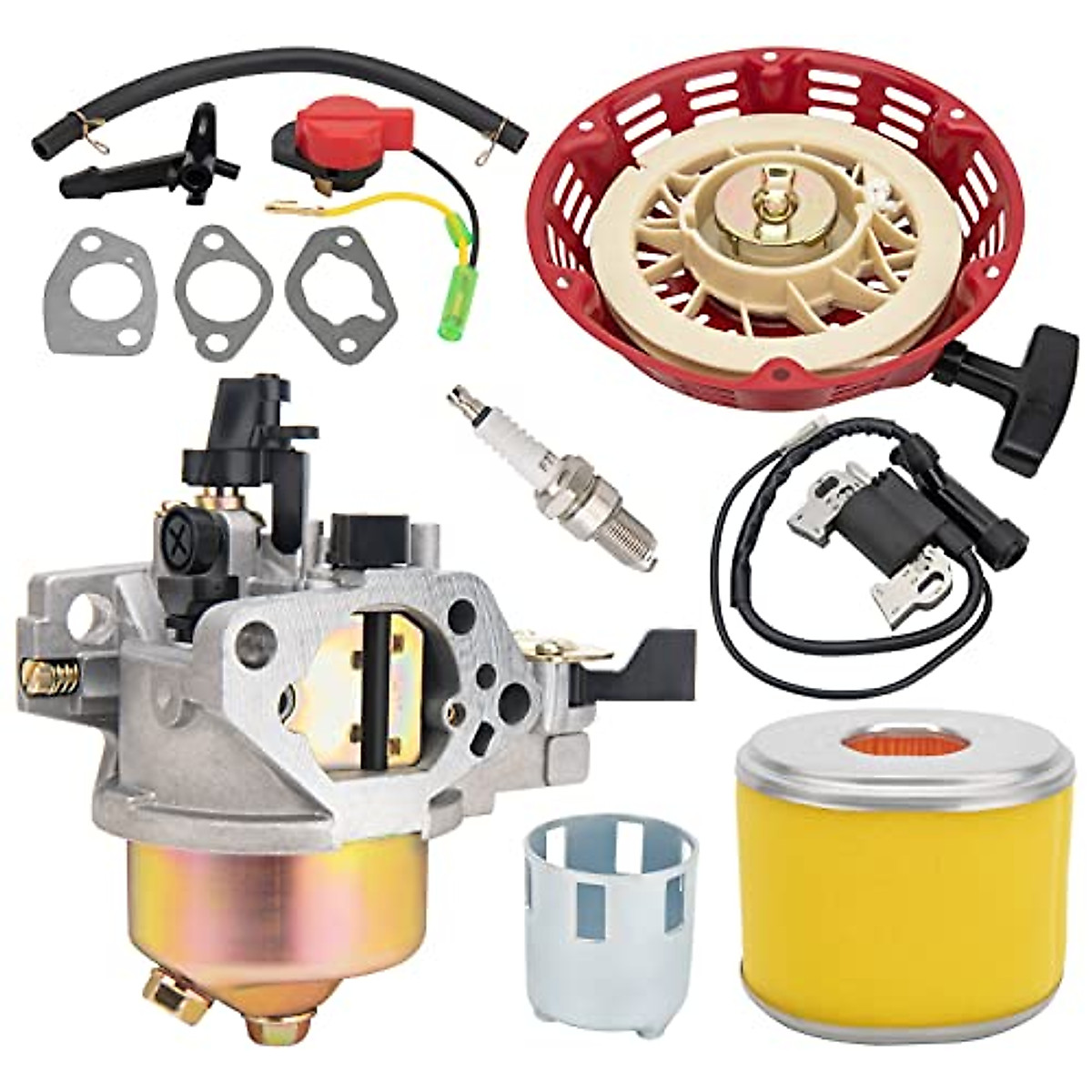 GX390 GX340 Carburetor Compatible with Honda GX340 GX360 GX390 11HP 13HP Engine Generator Lawn Mower Motor Carb Replaces 16100-ZF6-V01