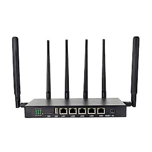 TAKTIKAL 5G / 4G LTE Dual-Band Openwrt Wi-Fi Sim Router for Home & Business with 4 x 4 MU-MIMO, Band Lock, OpenVPN, Zero-Tier, & TTL - Plug and Play Connection on AT&T, T-Mobile, & Verizon