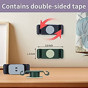 KACPAUQEL 4PCS Rotatable Cord Organizers Stick On for Appliances Kitchen,Cord Holder Appliance Organizer Compatible with Home Appliances,Air Fryer,Toaster,Blender,Coffee Maker (4-Blue)