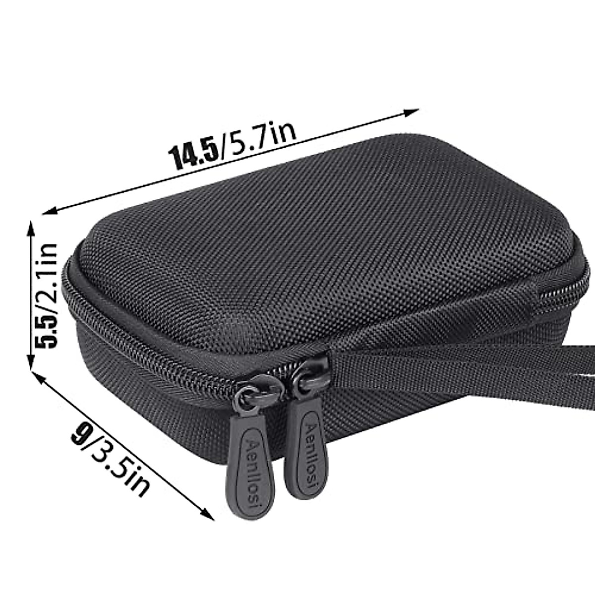 Aenllosi Hard Carrying Case Replacement for UCOMX Nano 3 in 1 Foldable Wireless Charging Station (Black,Case Only)